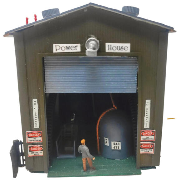 Toys | Ho Scale Electric Plant Station Power House Custom Build | Poshmark